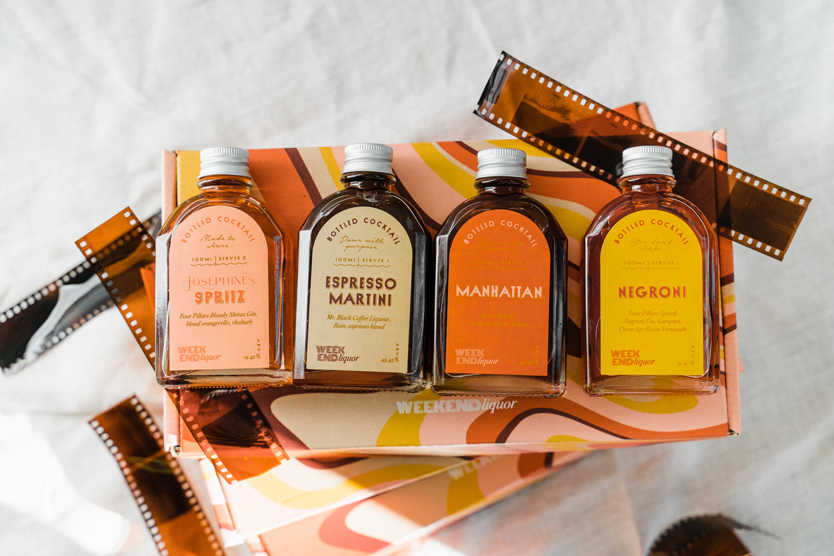 Build Your Own Mini Bar (4 Pack) | Weekend Liquor